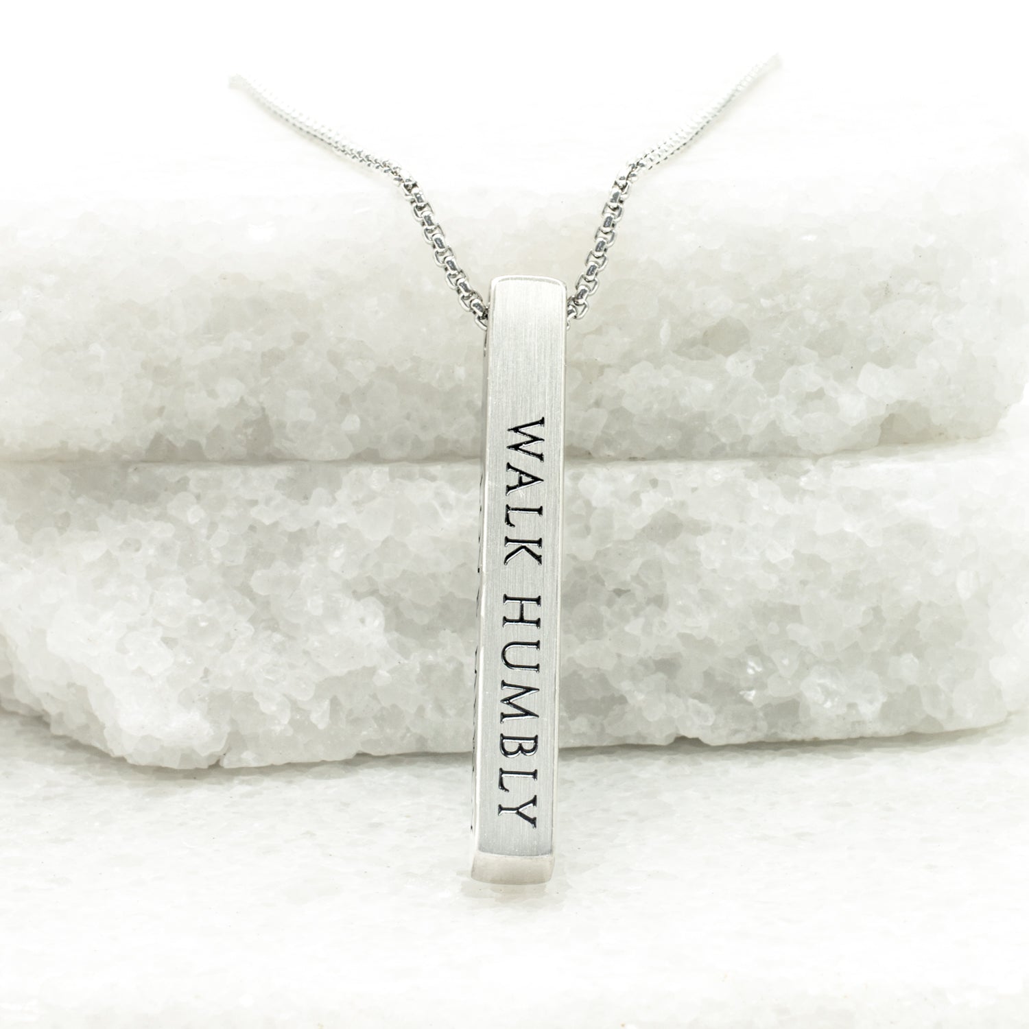 Justice Stainless Bar Necklace – Starfish Project UK